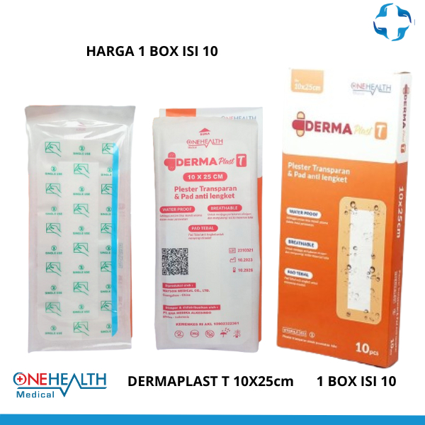 Jual Dermaplast T 10x25cm Onehealth Plester Penutup Luka Anti Air Pasca ...