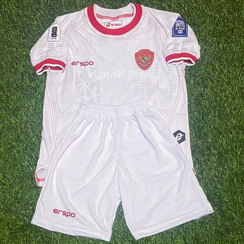 Jual JERSEY TIMNAS ANAK 2024 AWAY JERSEY ANAK TIMNAS SETELAN BAJU BOLA ANAK | Shopee Indonesia