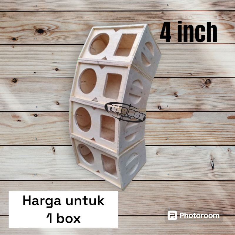 Jual Box speaker 4 inch line array single plus tweeter kotak audax AX65 ...