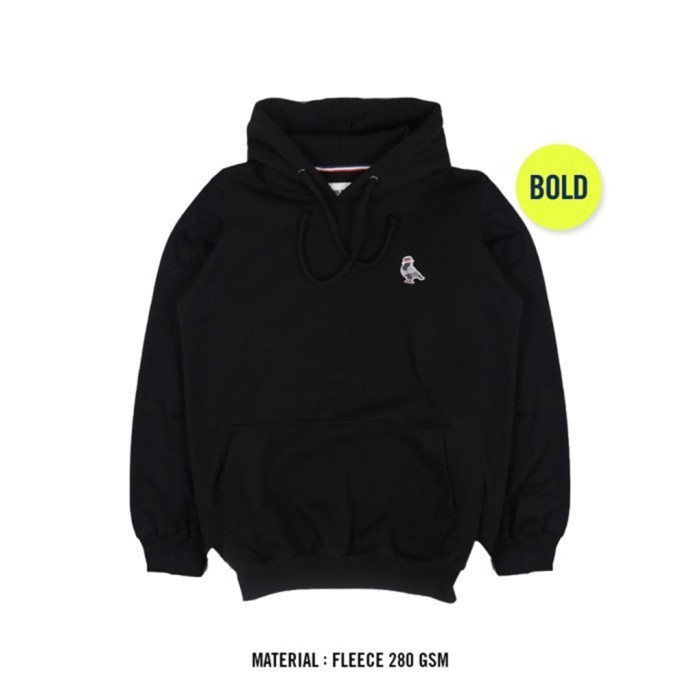 Jual HOOLIGANS Hoodie Bold Pigeon Black | Shopee Indonesia