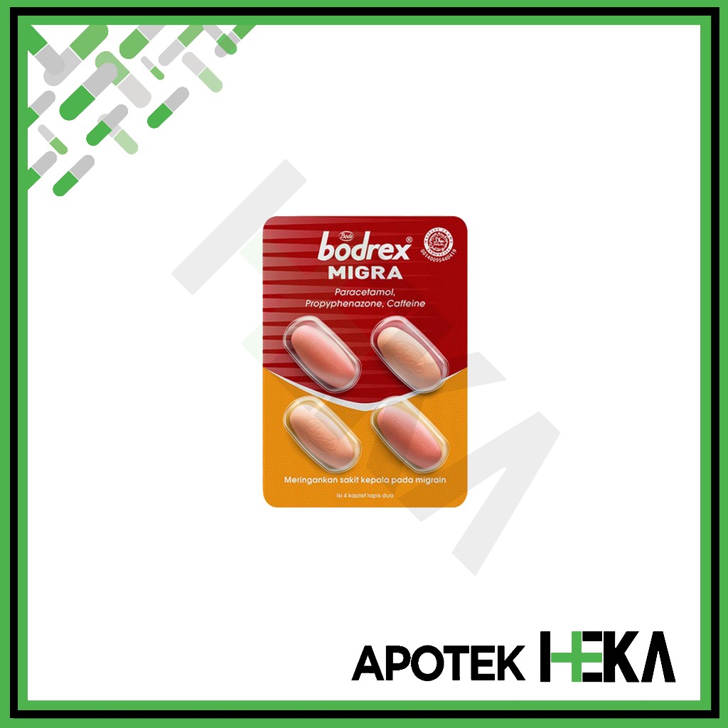 Jual Bodrex Migra Strip isi 4 - Meringankan Sakit Kepala Sebelah ...