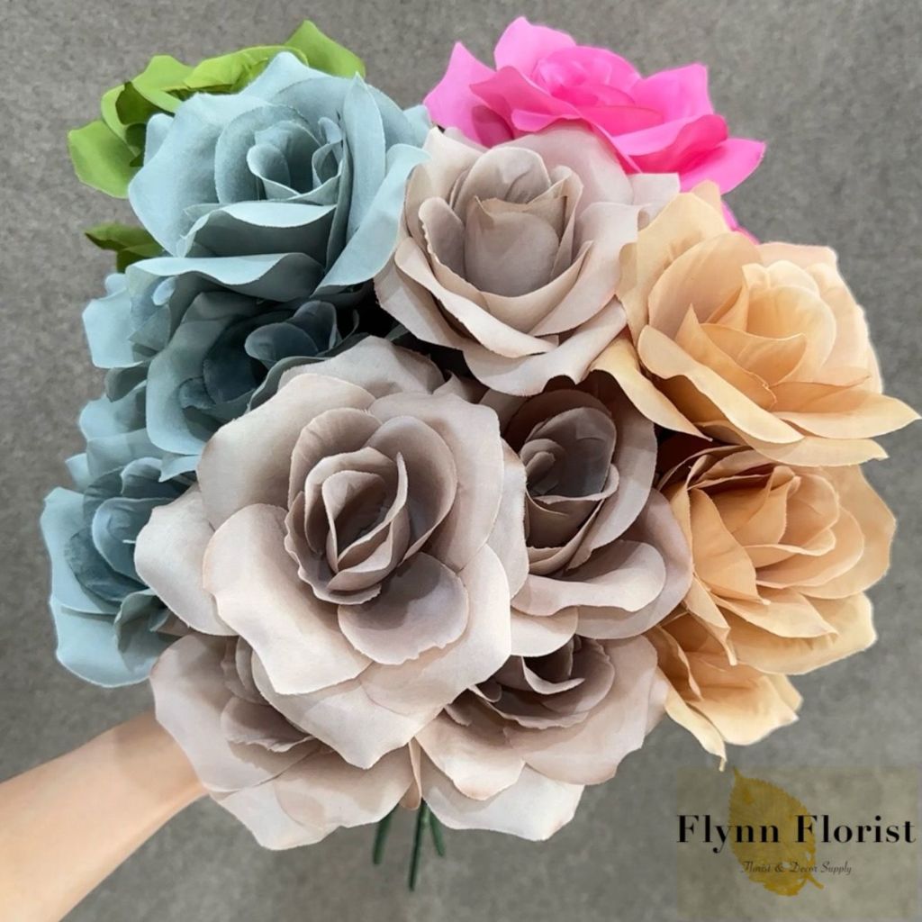 Jual Bunga Mawar Rose Dekorasi Premium Cabang 5 (Satuan) Bunga Mawar ...