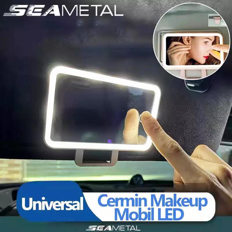Jual SEAMETAL Cermin Makeup Dengan Lampu Mobil Led Layar Sentuh Dapat ...