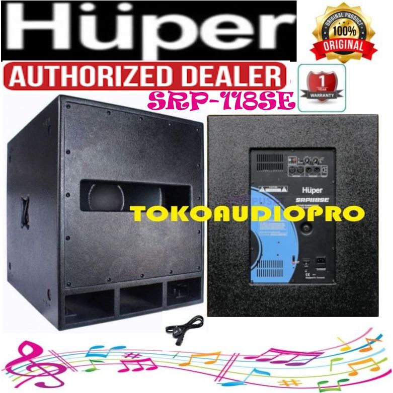 Jual Subwoofer Huper SRP118SE 18-Inch Aktif Subwoofer Original Huper SRP-118SE Sub Aktif ...
