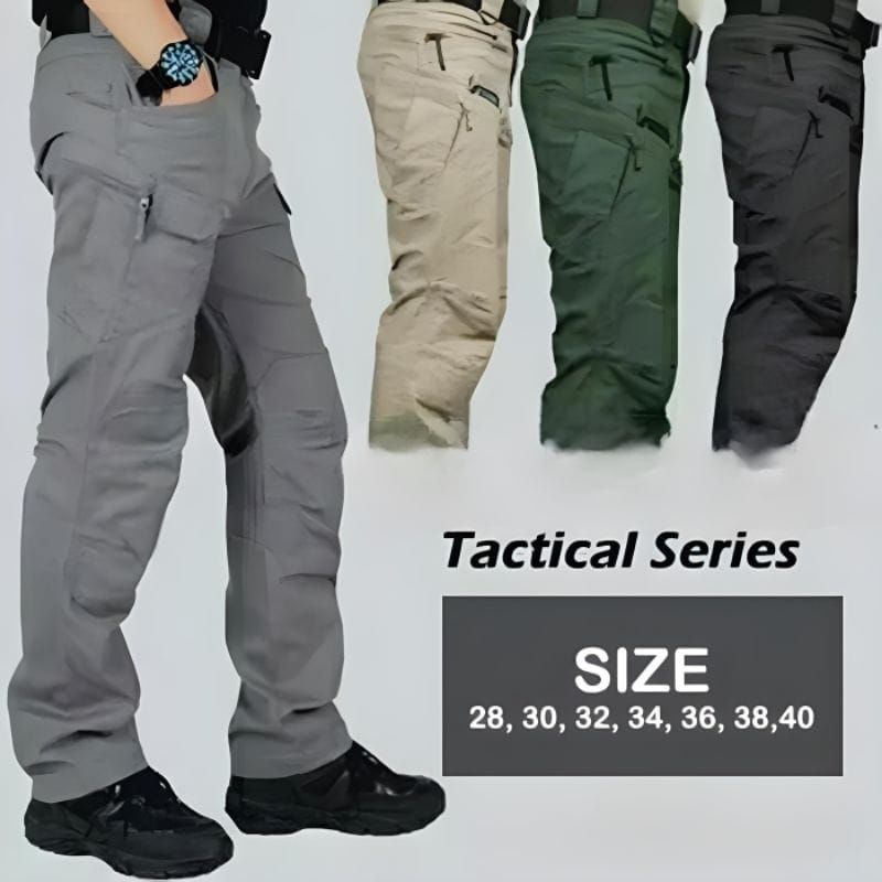 Jual Celana Chino cargo panjang kimpol Tactical fit Hitam Formal ...
