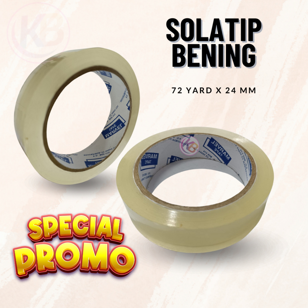 Jual 1 Roll Selotip Bening / Solatip / Lakban / Isolasi / Ukuran 1 in ...
