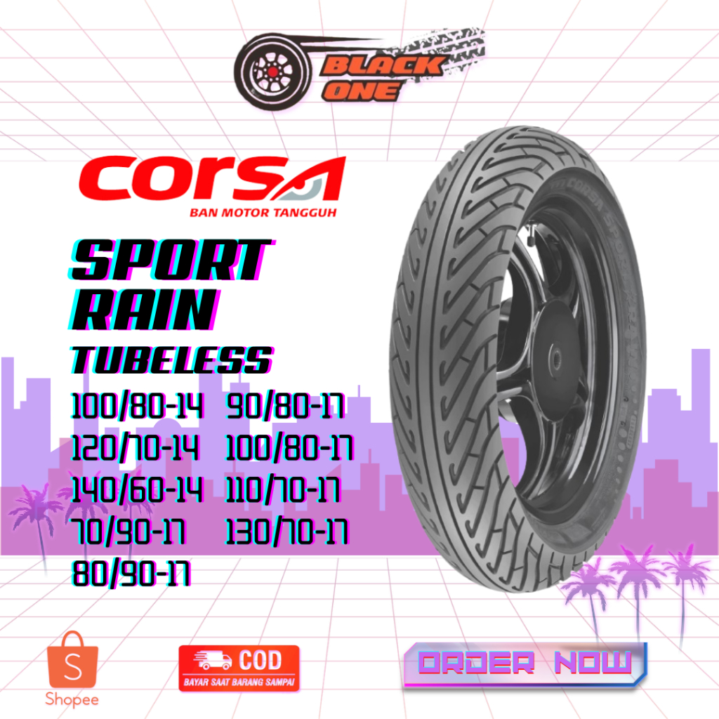 Jual BAN CORSA SPORT RAIN TL PALING GAUL TREND 2022 | Shopee Indonesia