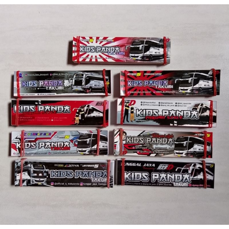 Jual Stiker bus Kids panda jetbus 5 | Shopee Indonesia