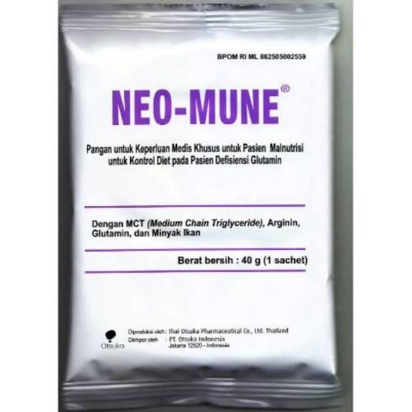 Jual NEO-MUNE 40 GRAM SACHET - SUSU NUTRISI - SUSU MEDIS | Shopee Indonesia