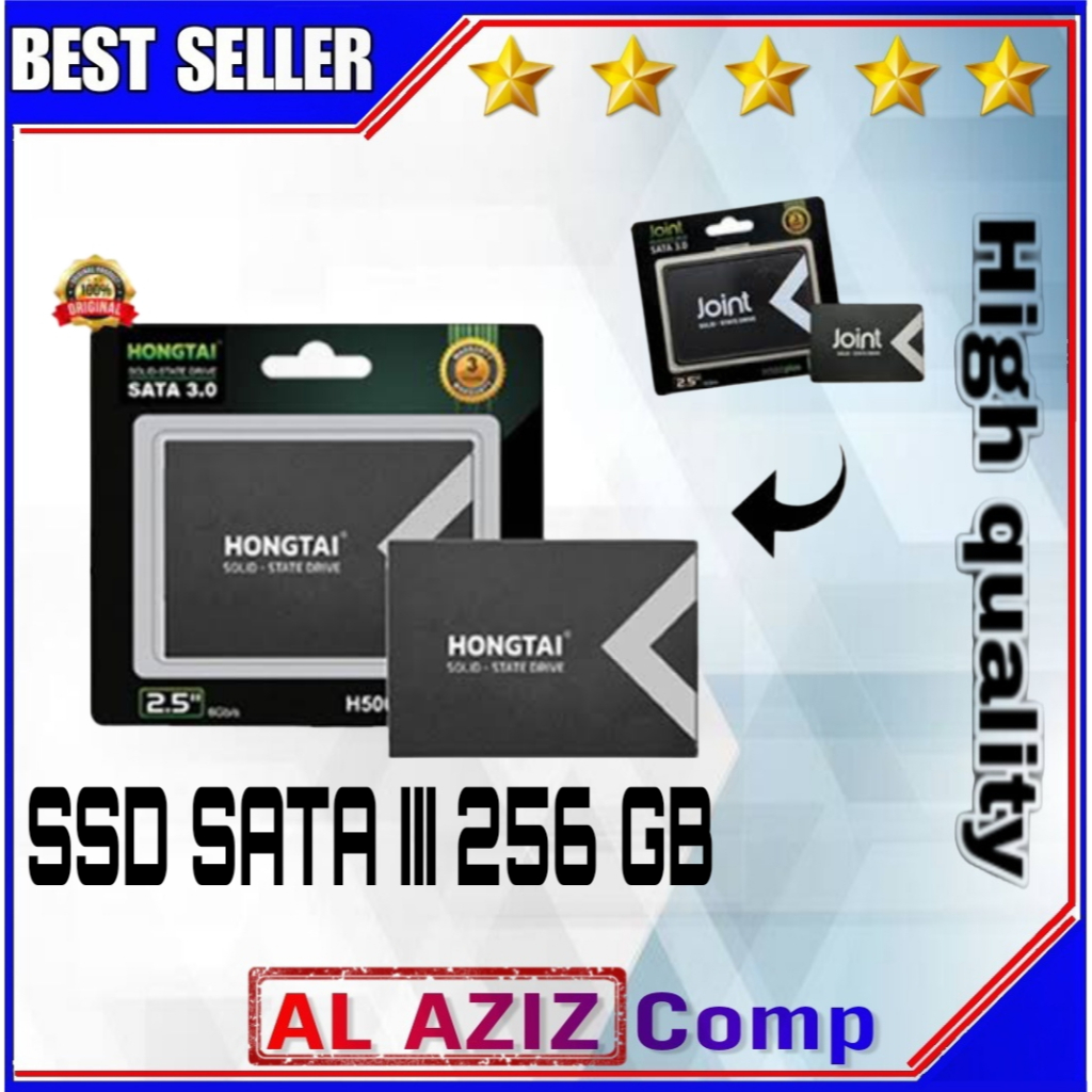 Jual SSD SATA III JOINT = HONGTAI 256GB SPEED H500 PLUS Resmi | Shopee ...
