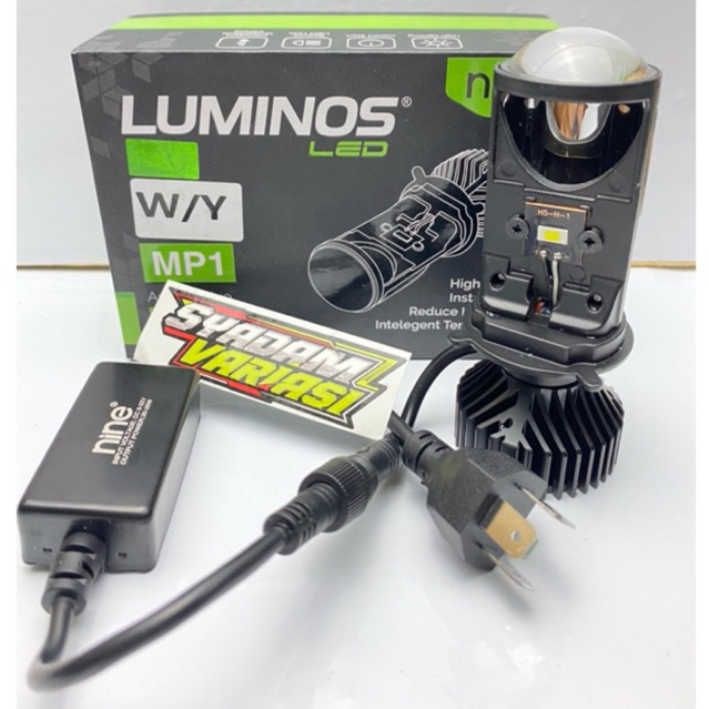 Jual LAMPU LUMINOS LED H4 MINI PROJECTOR HI LOW MP1 SUPER TERANG UNTUK ...