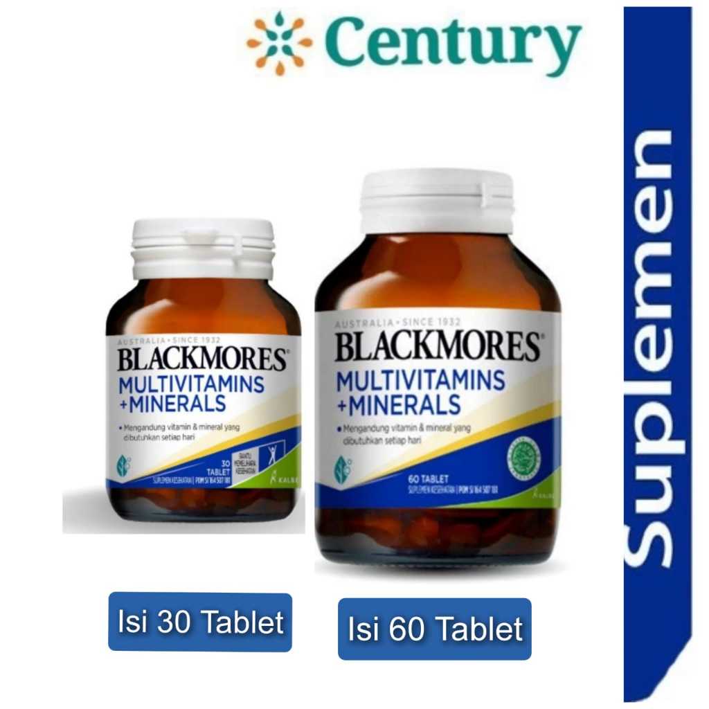 Jual Blackmores Multivitamins + Minerals 30 & 60 Tablet / Suplement ...