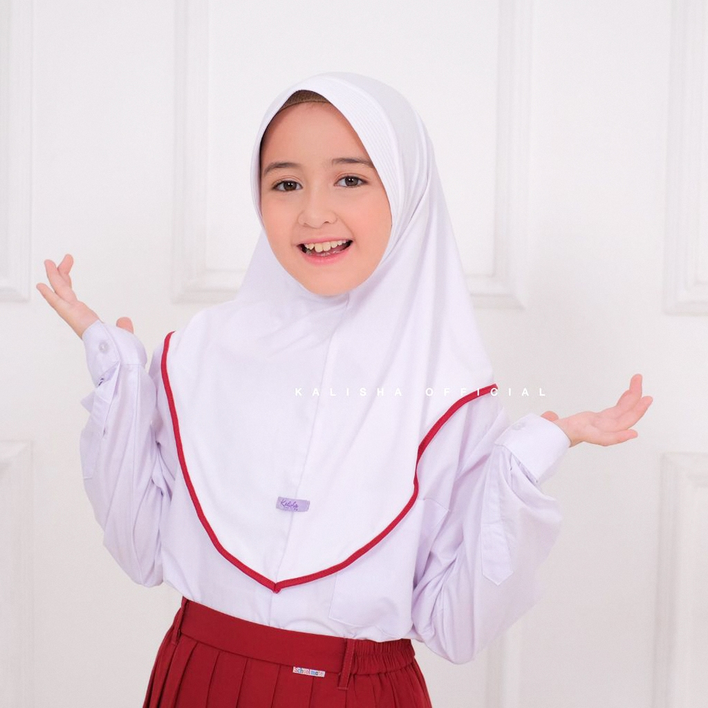 Jual Jilbab Anak Kerudung Anak SD Perempuan Kalova Hamidah By Kalisha Hijab Anak Sekolah Polet ...