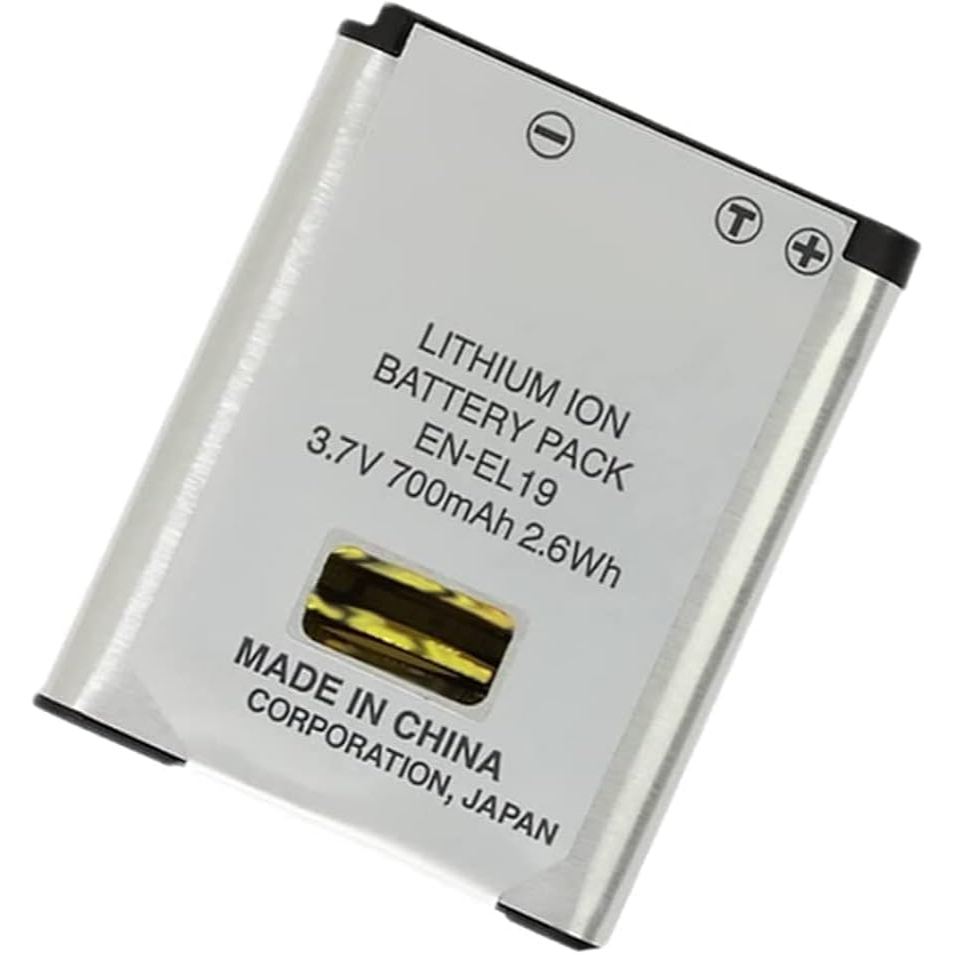Jual nikon battery en-el19 for mh 66 s2500 s2700 s5200 s100 s2750 s6500 s100 s3100 s3200 s3300 ...