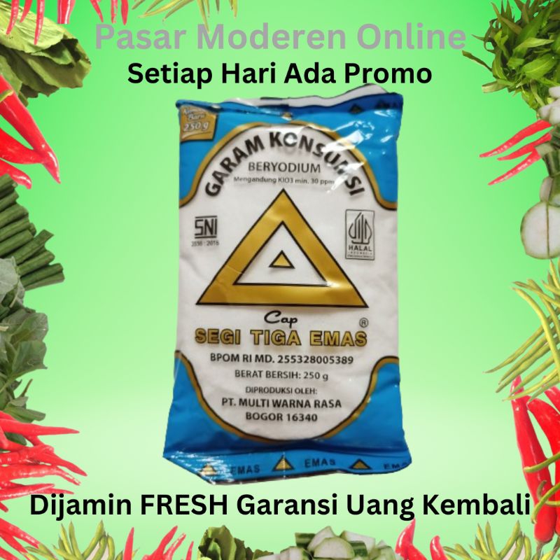 Jual GARAM DAPUR/GARAM MAKAN KONSUMSI PER-BUNGKUS | Shopee Indonesia