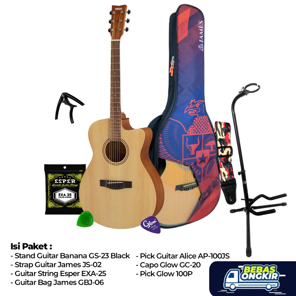 Jual Paket Fancy Yamaha Guitar FS-400C / FS400C / FS 400 C / GItar FS ...