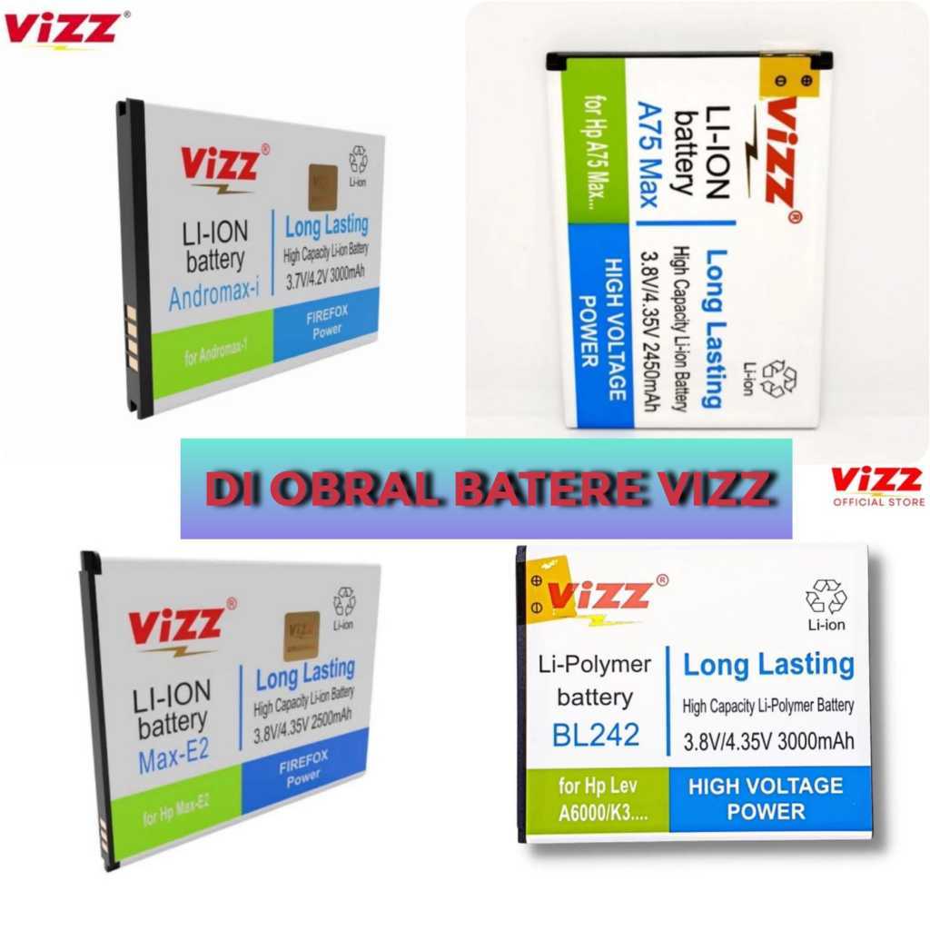 Jual ( BIG SALE ) BATERAI VIZZ DOUBLE POWER ACER Z520 Z320 M220 BATERE ...