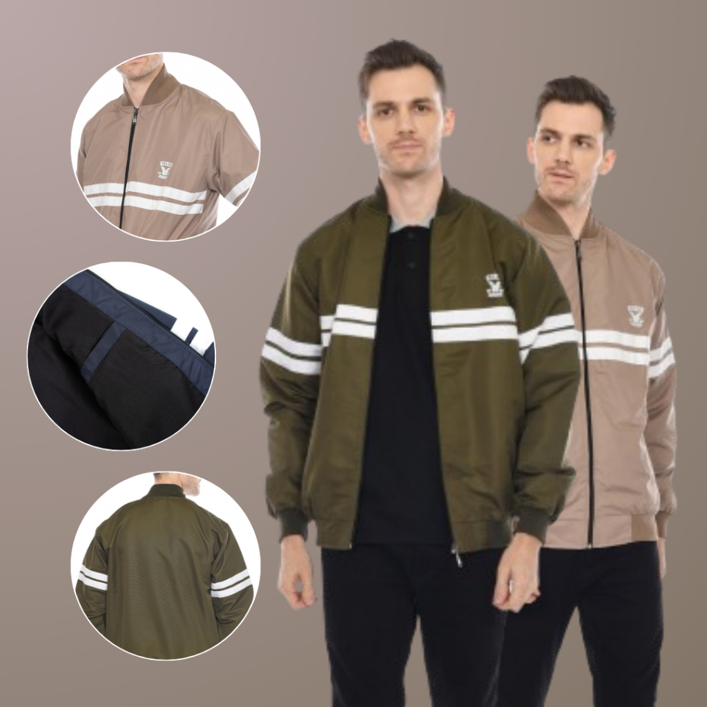 Jual Nsa Ind Jacket Strip zip Stanislav | Shopee Indonesia