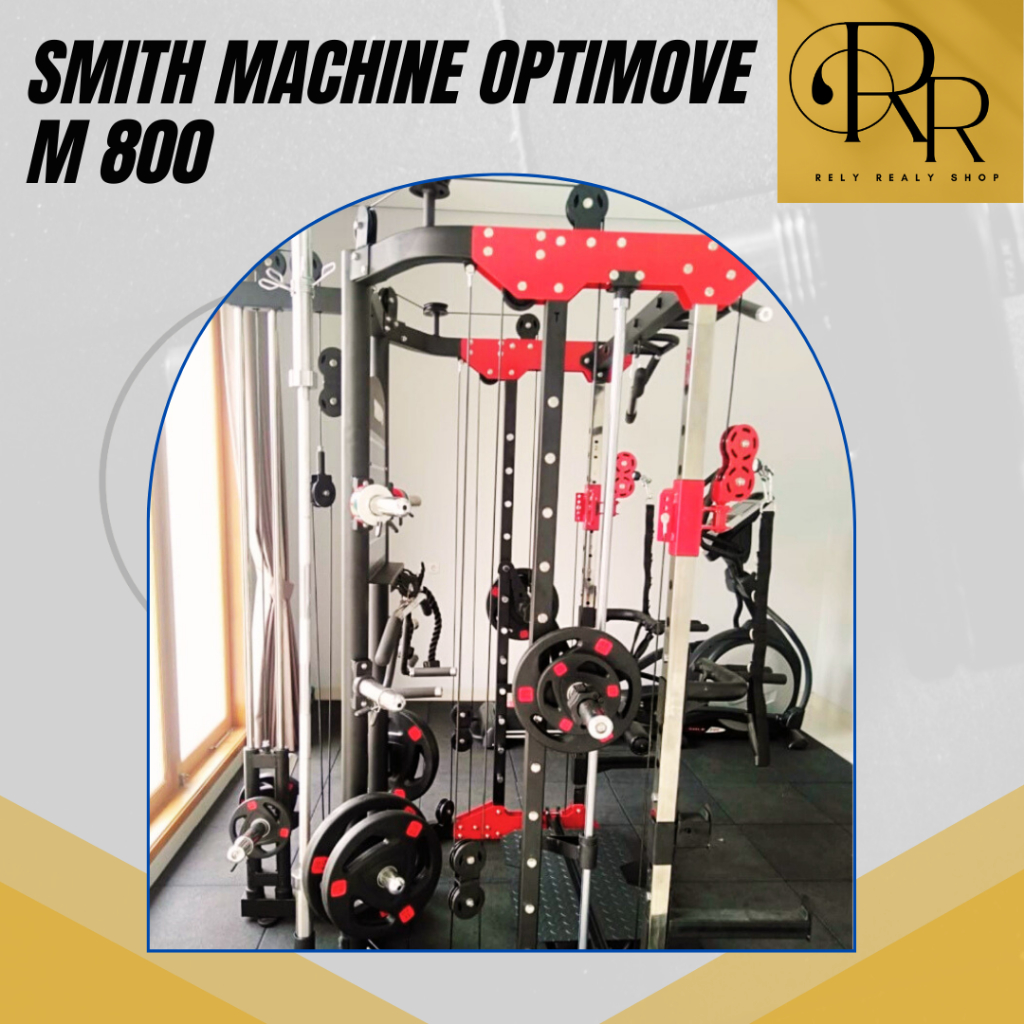 Jual Smith machine OPTIMOVE M-800 Cable Crossover Smith Machine Bench ...