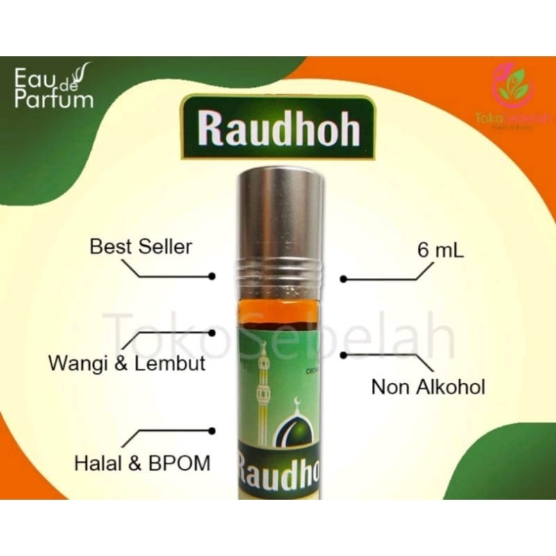 Jual Parfume Ahsan Aroma Roudhoh Non Alkohol 6ml | Shopee Indonesia
