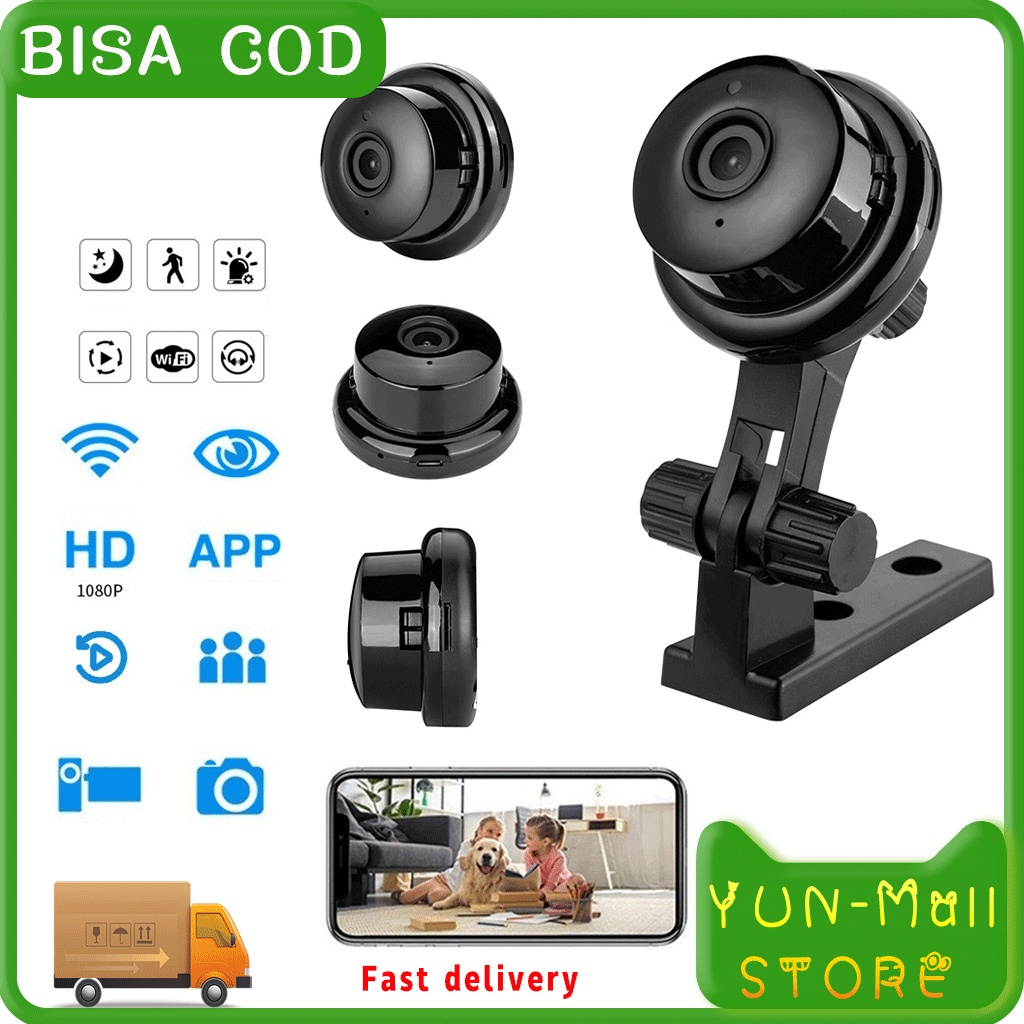 Jual YUN Mall v380 kamera wifi HD 1080P kamera keamanan rumah/IP Cam ...