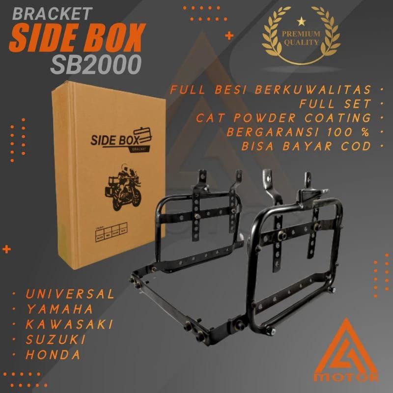 Jual BRAKET BRACKET SIDE BOX SB 2000 + STABILIZER FULL FITTING ...