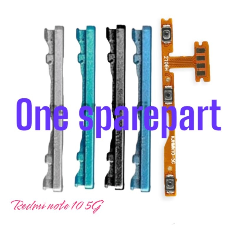 Jual TOMBOL SET + FLEXSIBLE ON OFF PLUS VOLUME XIAOMI REDMI NOTE 10 5G + TOMBOL LUAR FULL SET ...