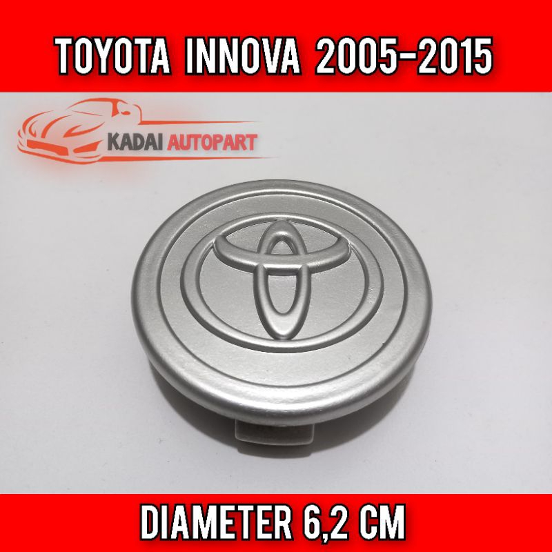 Jual Dop roda tutup velg Toyota Innova 2005-2015 diameter 6,2 cm harga ...