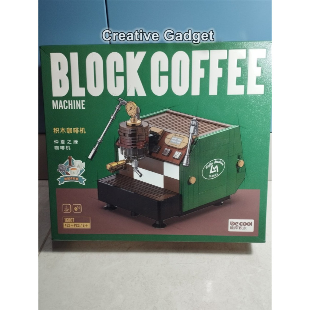 Jual DIY Building Block Manual Espresso Coffee Machine and Accessories ...
