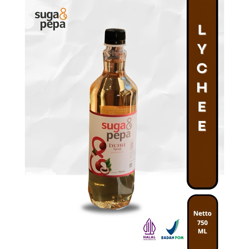 Jual Sirup Leci/Lecy/Lychee Suga&Pepa 750Ml | Shopee Indonesia