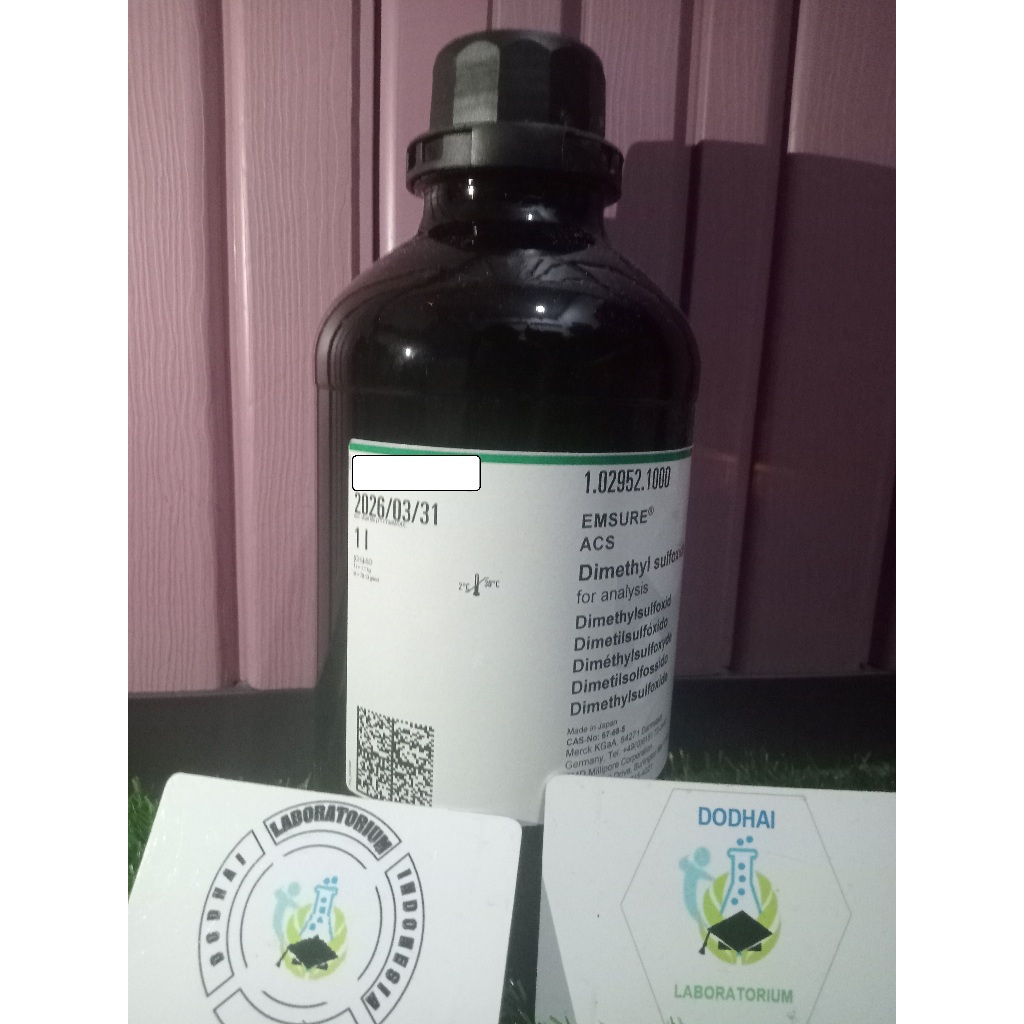 Jual Dimethyl Sulfoxide Purity 99,9 %, DMSO, diimethylsulfoxid Merck ...