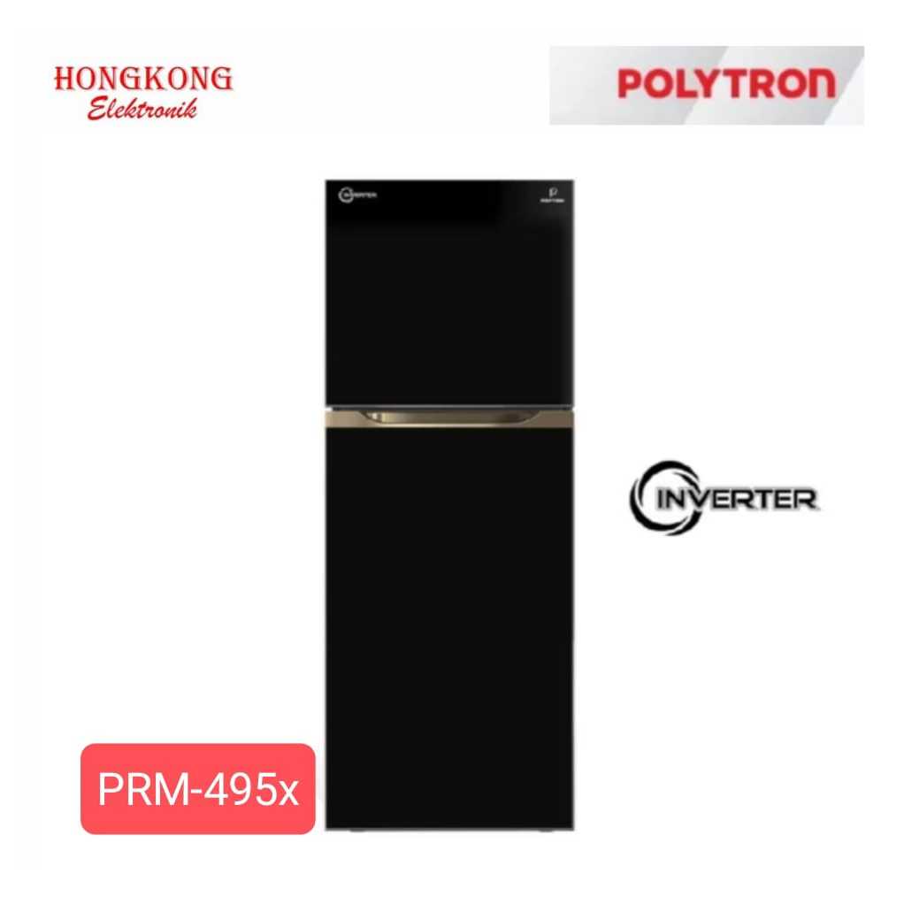 Jual Kulkas 2 Pintu Polytron Inverter 350 Liter PRM-495X | Shopee Indonesia