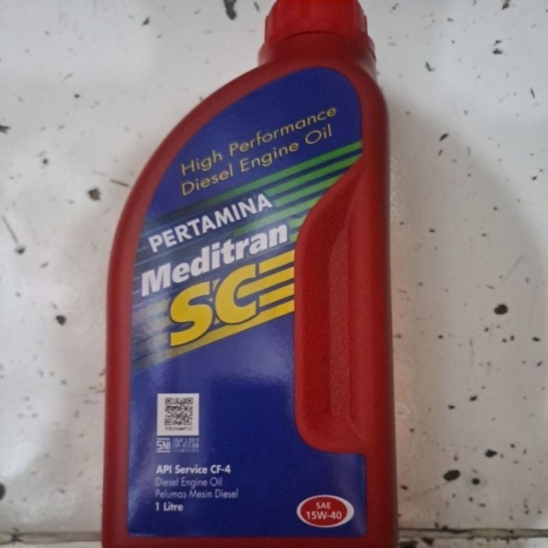 Jual Oli Meditran SC 15W-40 CF-4 1L Pertamina ORIGINAL | Shopee Indonesia