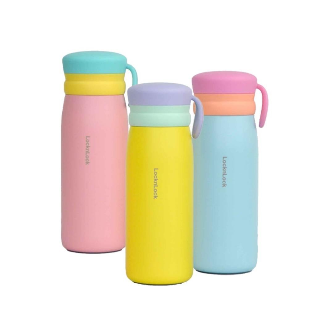 Jual Original LocknLock Cute Tumbler with Handle Mini Tumblr Stainless ...
