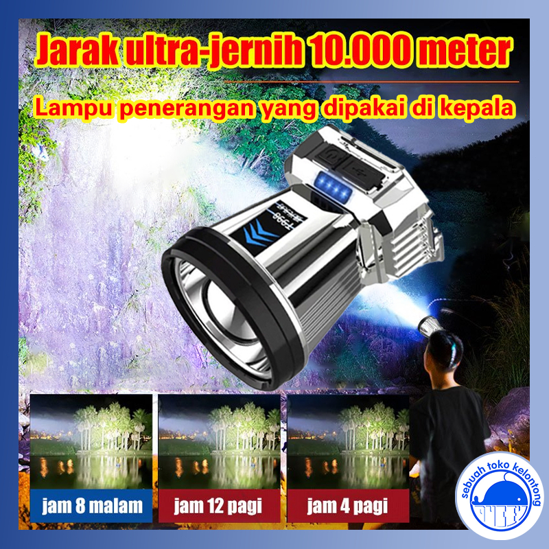 Jual Lampu depan LED kuat luar ruangan lampu depan jarak jauh multifungsi dengan keluaran ...