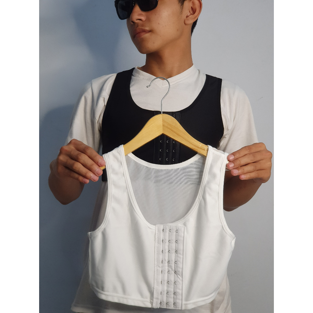 Jual Breast binder Chest Binder Perata dada unisex model kait tengah ...