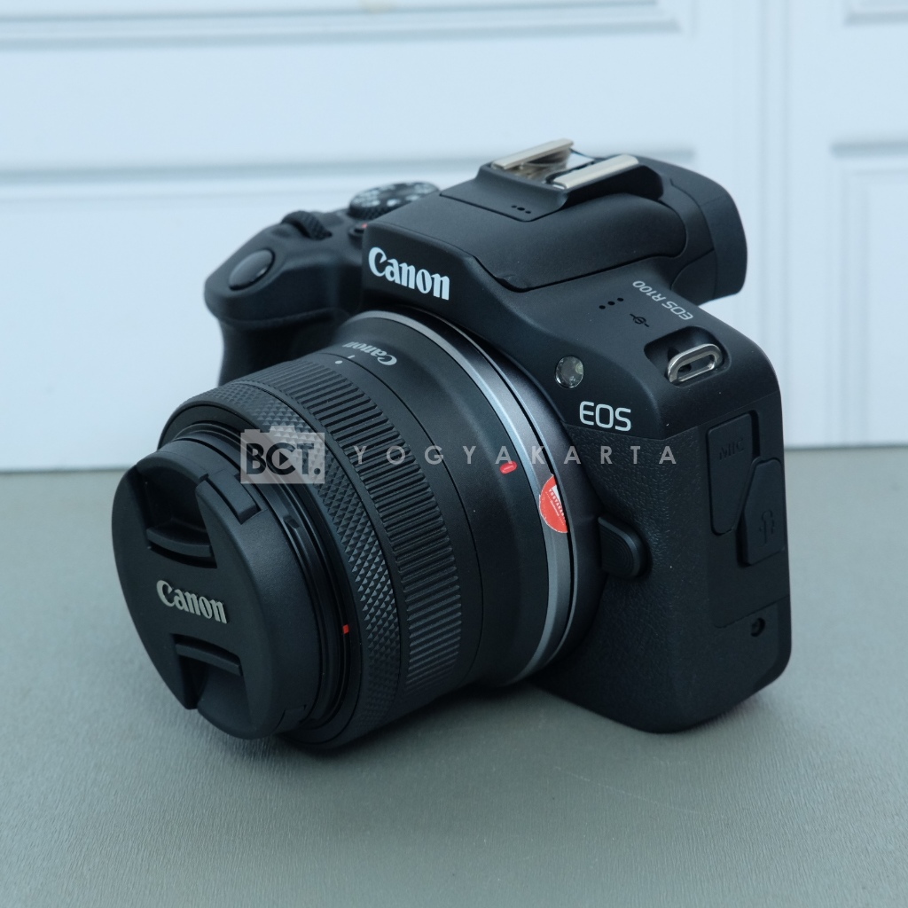 Jual Canon EOS R100 kit 18-45mm STM BLACK SC 1Rban kode 0725E24 ...