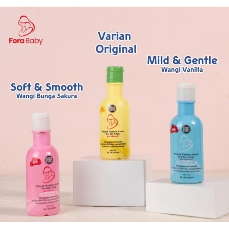 Jual FORA minyak kemiri penyubur rambut bayi 65ML / Jojo oil penumbuh ...