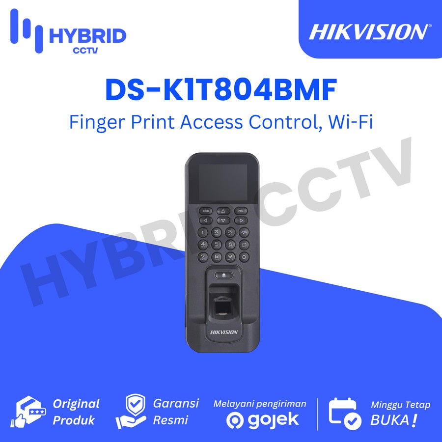 Jual Hikvision DS-K1T804BMF Finger print access control | Shopee Indonesia