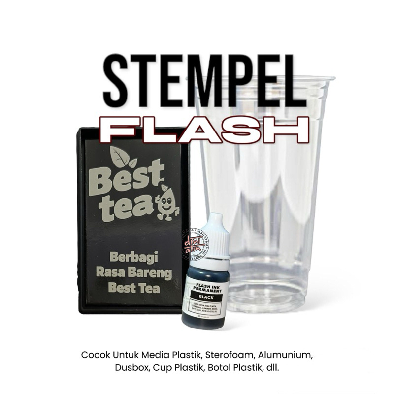 Jual Stempel Flash | Stempel Otomatis Media Botol Cup Plastik Sterofoam ...