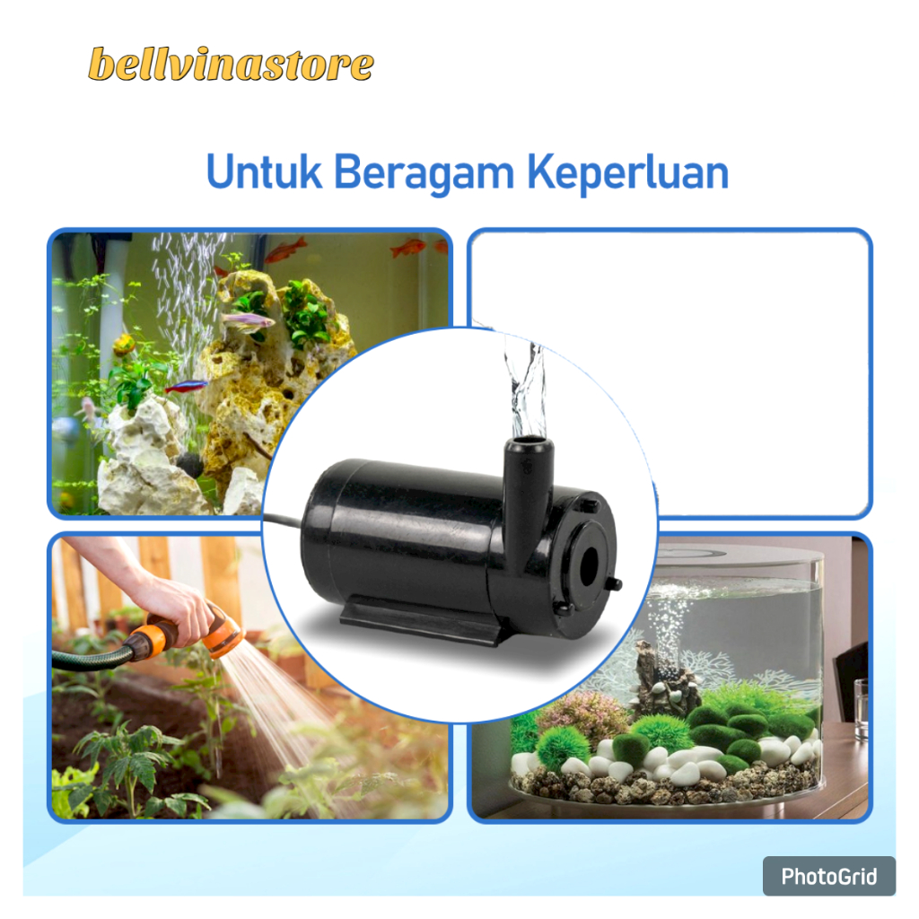 Jual Pompa Air Mini Elektrik Mikro Water Diaphragm Pump USB DC 5V ...