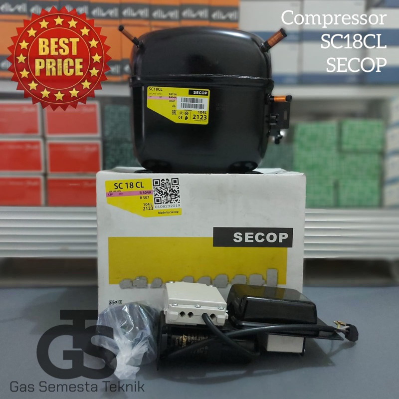 Jual COMPRESSOR SECOP SC18CL | KOMPRESOR SC 18 CL SECOP | Shopee Indonesia
