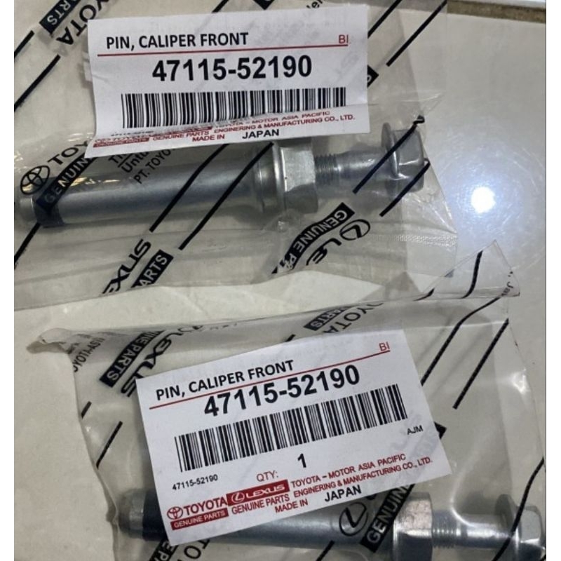Jual Baut Pin Caliper Pen Kaliper Original vios yaris | Shopee Indonesia