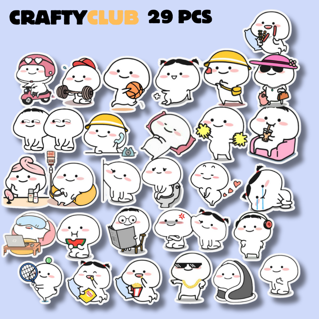 Jual STIKER PENTOL WATERPROOF 29 pcs cocok untuk laptop,tumblr dan helm ...