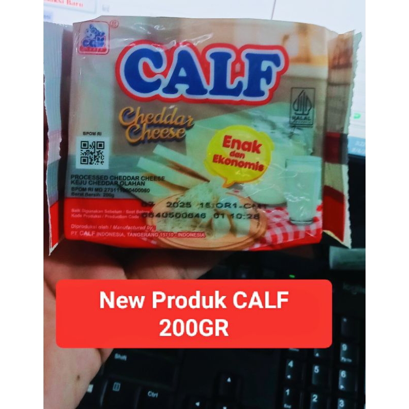 Jual New Produk | KEJU CALF MERAH KEMASAN 200GR KEJU PARUD KEJU CHEDDAR ...