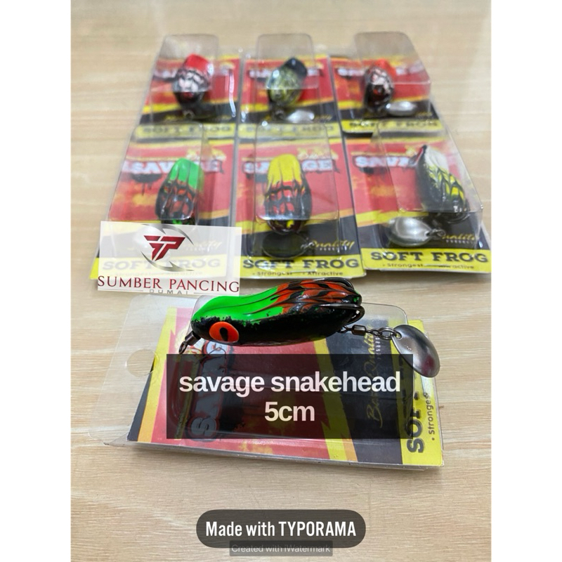 Jual Umpan Savage Snakehead 5cm umpan ikan gabus | Shopee Indonesia
