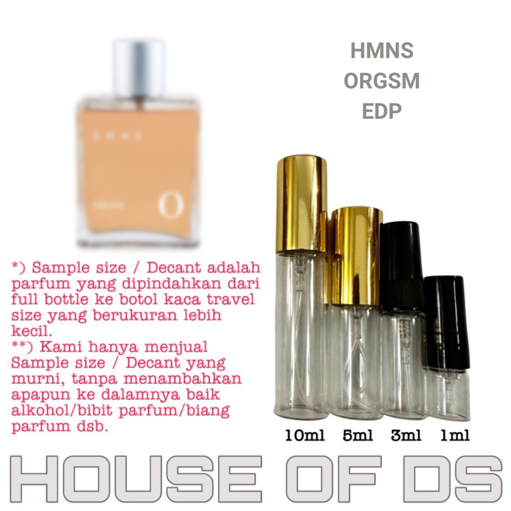 Jual Decant HMNS Orgsm EDP 2ml/3ml/5ml/10ml | Shopee Indonesia