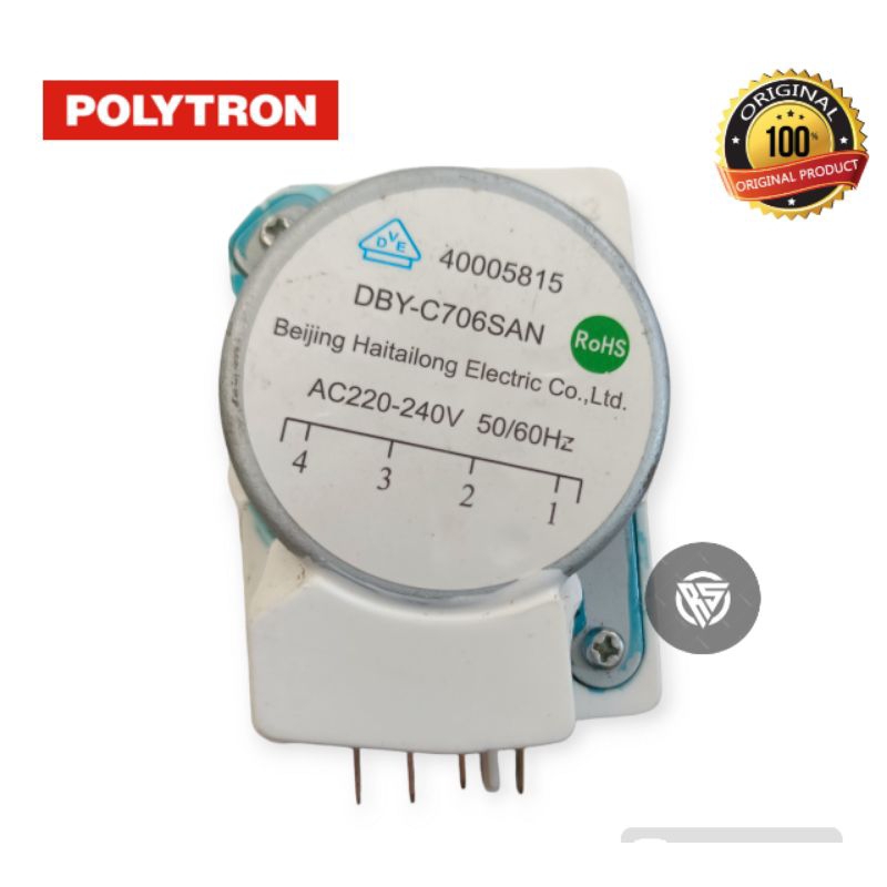 Jual TIMER Kulkas 2 Pintu POLYTRON Original | Timer coil 1 - 3 | DBY ...
