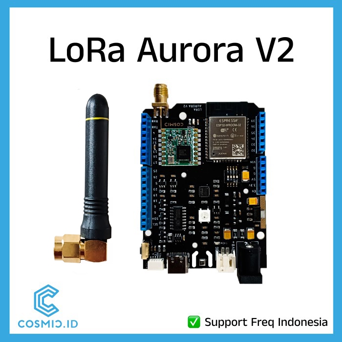 Jual LoRa Aurora ESP32 ESP 32 Arduino 915 MHz 915MHz | Shopee Indonesia