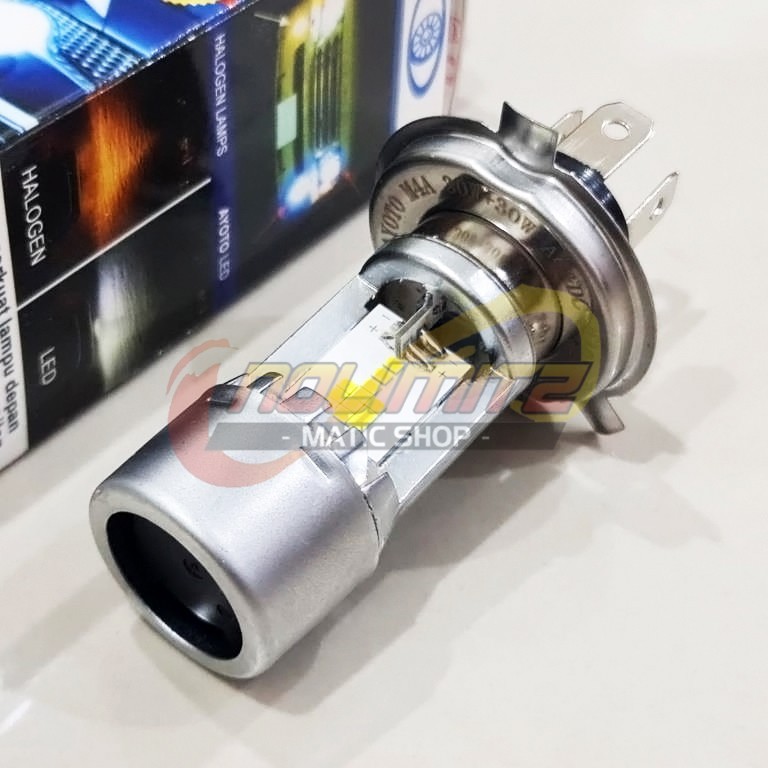 Jual Lampu Motor Depan Ayoto M4A LED Double Beam AC DC H4 30 Watt Scoopy CBR CRF Byson Vixion ...